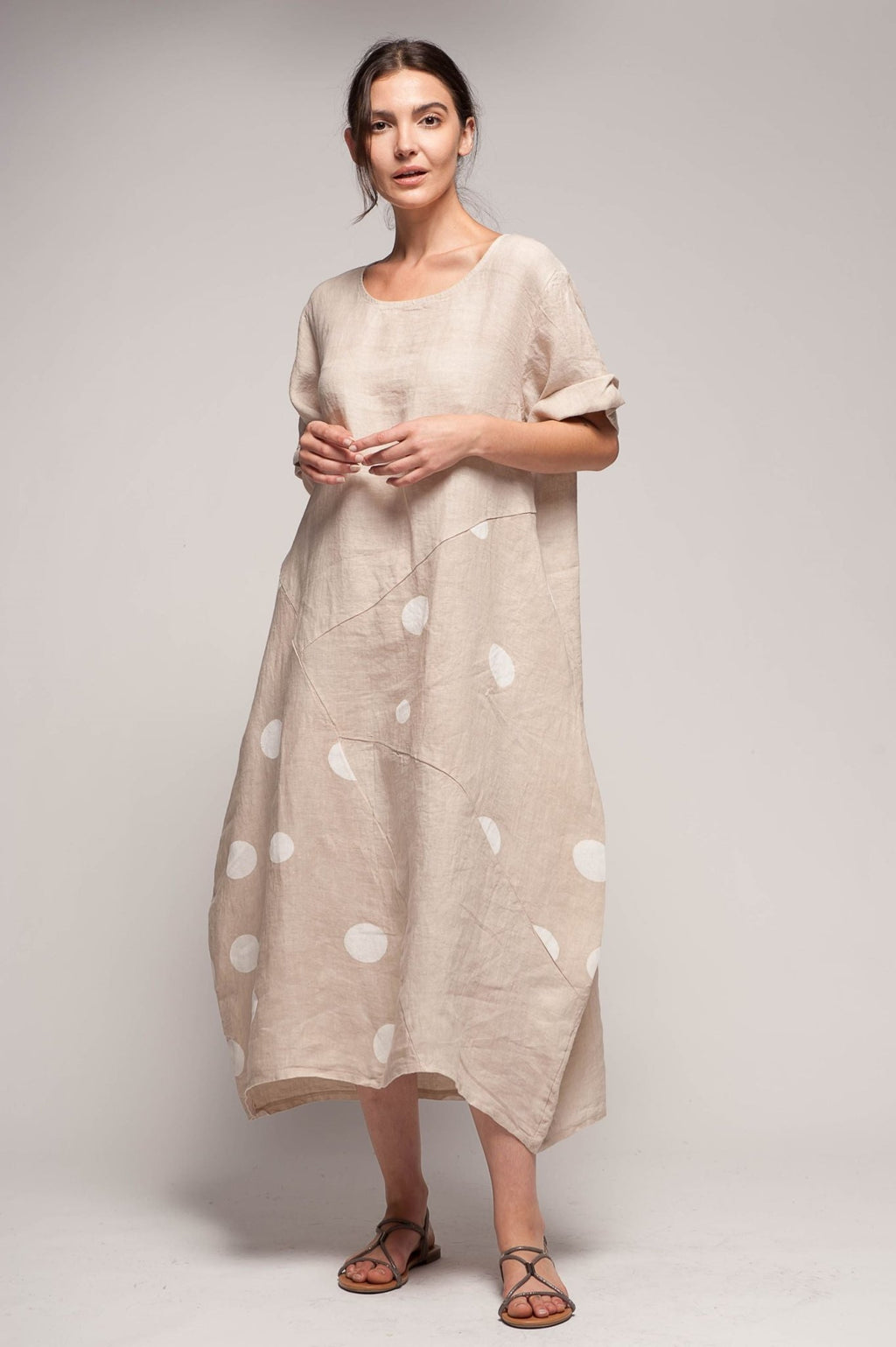 Euro Linen Dress Spots – Linen Luv
