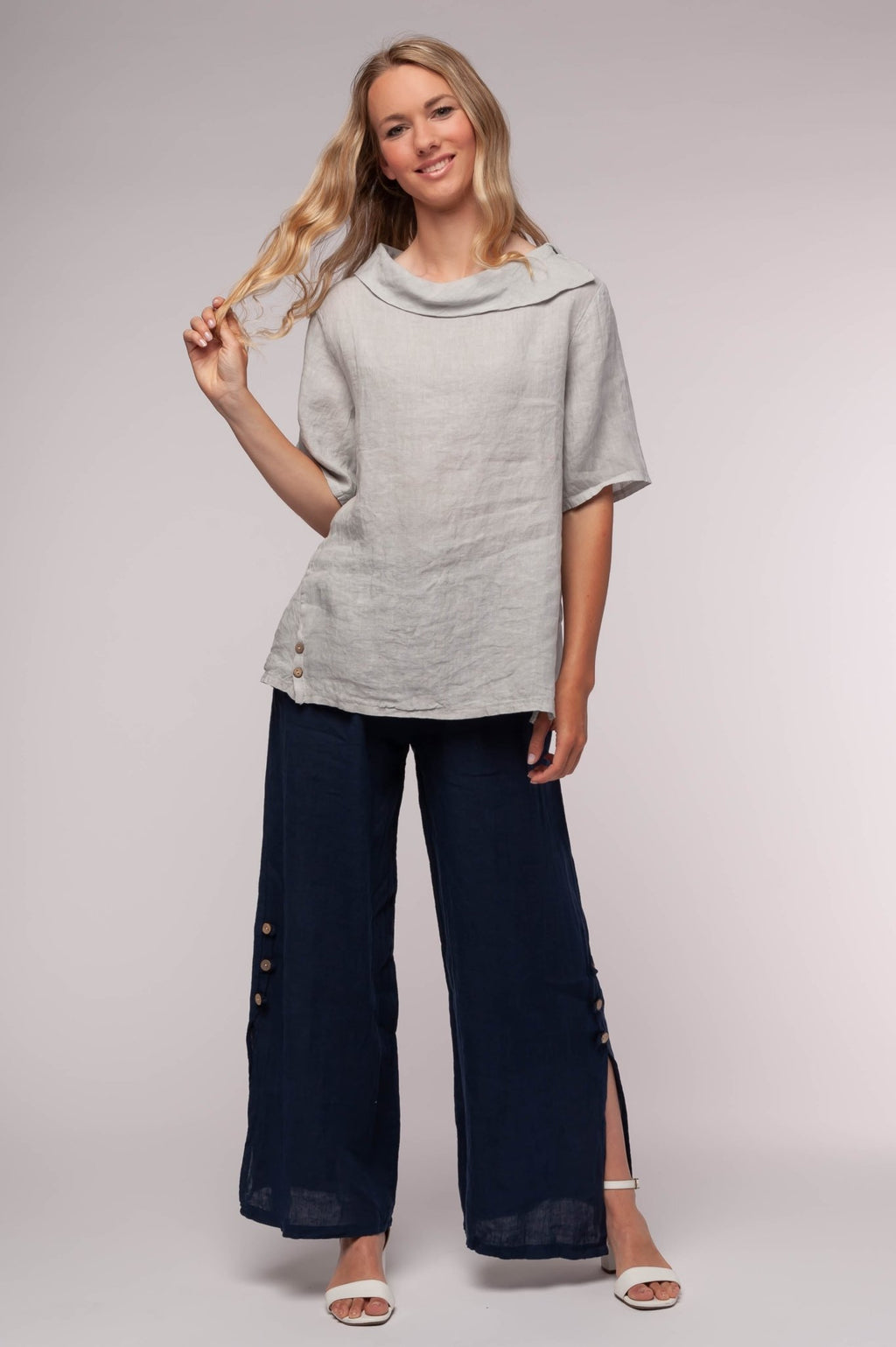 Euro Linen Sailor Top – Linen Luv